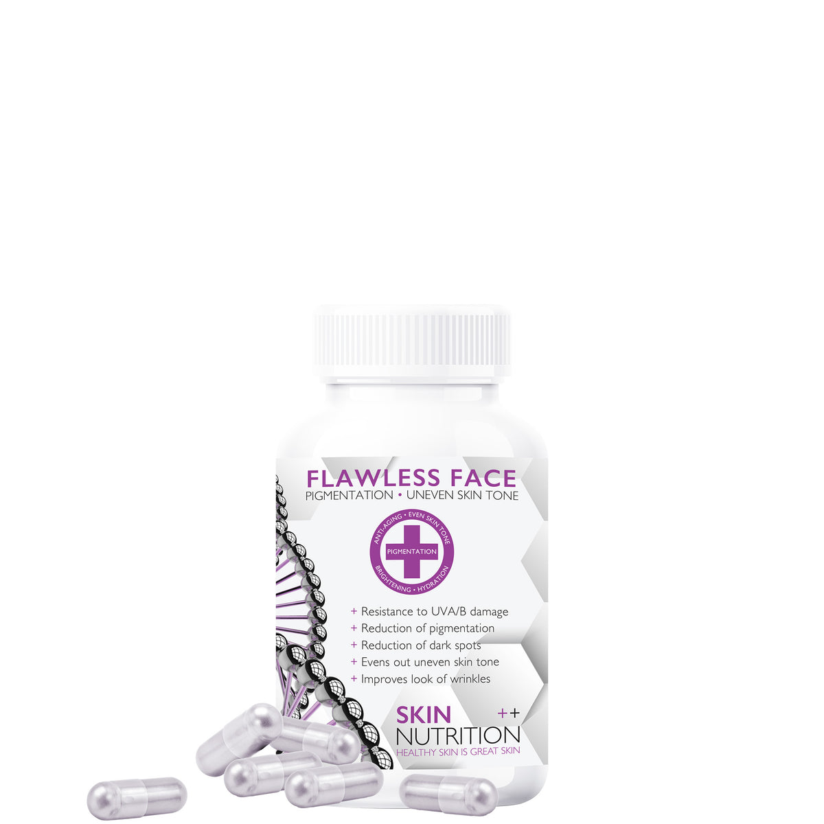 60 Capsules Flawless Face Capsules – Skin Nutrition SA