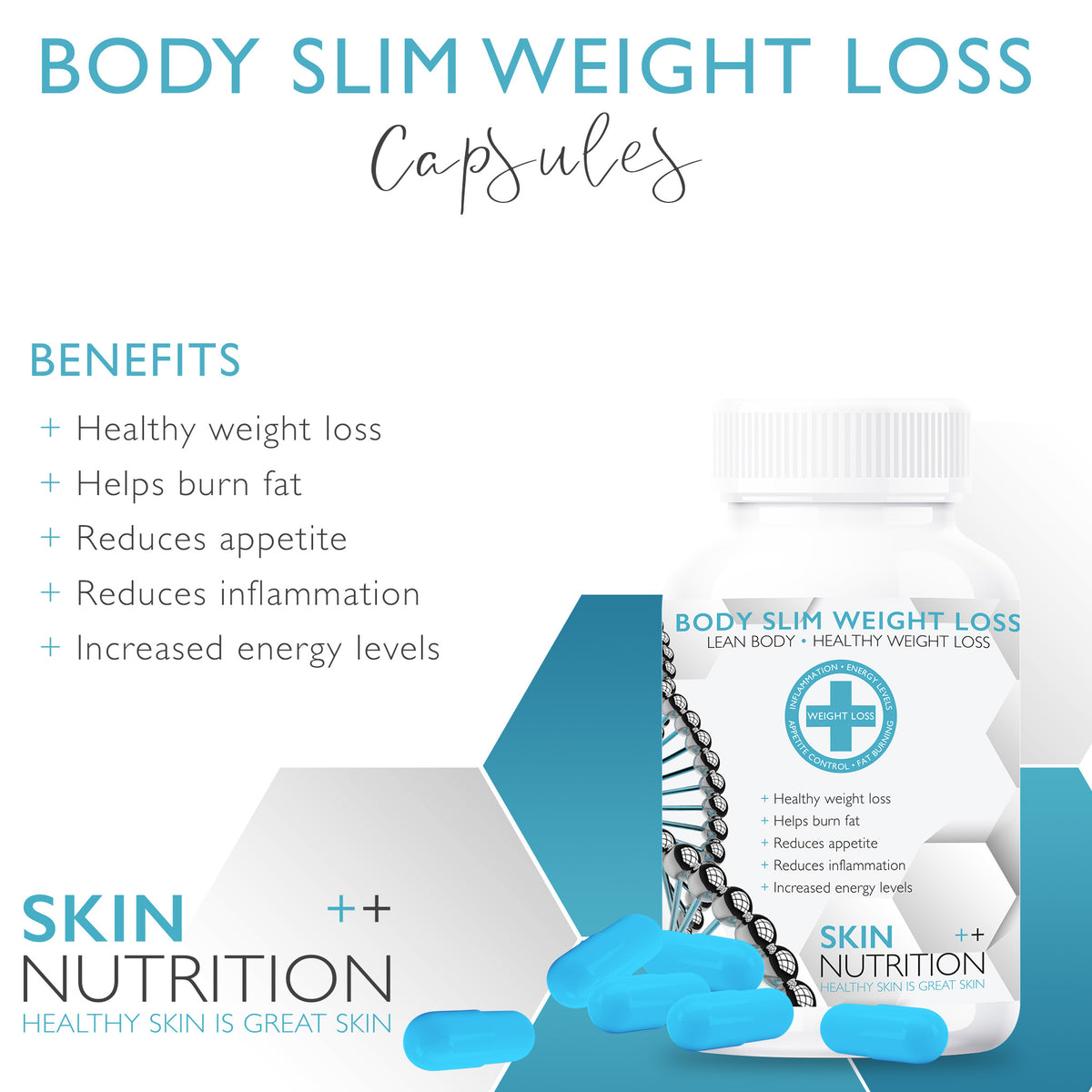Body Slim Weight Loss - 60 Capsules – Skin Nutrition SA