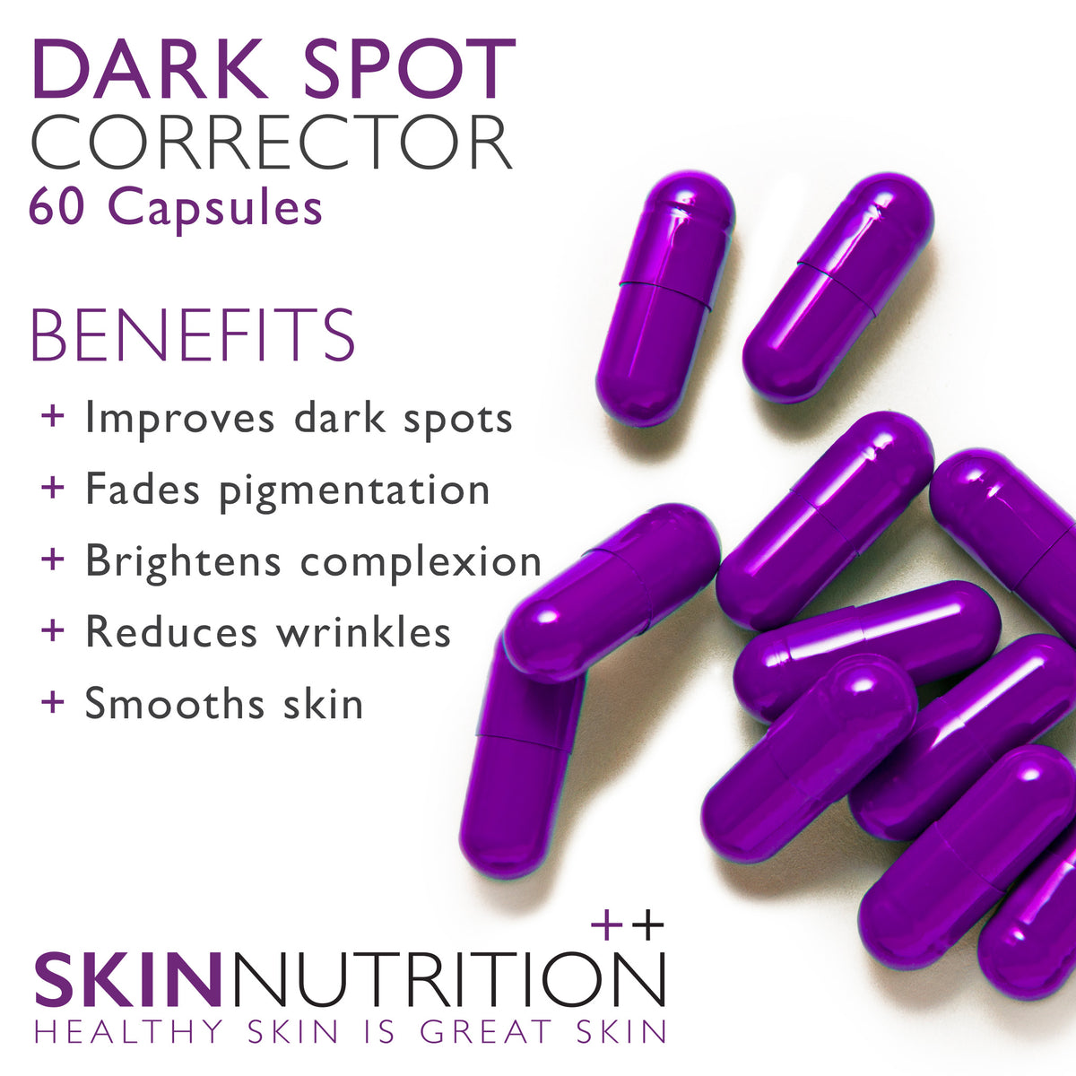 60 Capsules Dark Spots Corrector – Skin Nutrition SA